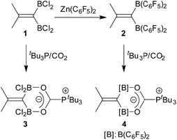 Geminal bis-borane formation by borane Lewis acid induced cyclopropyl ...