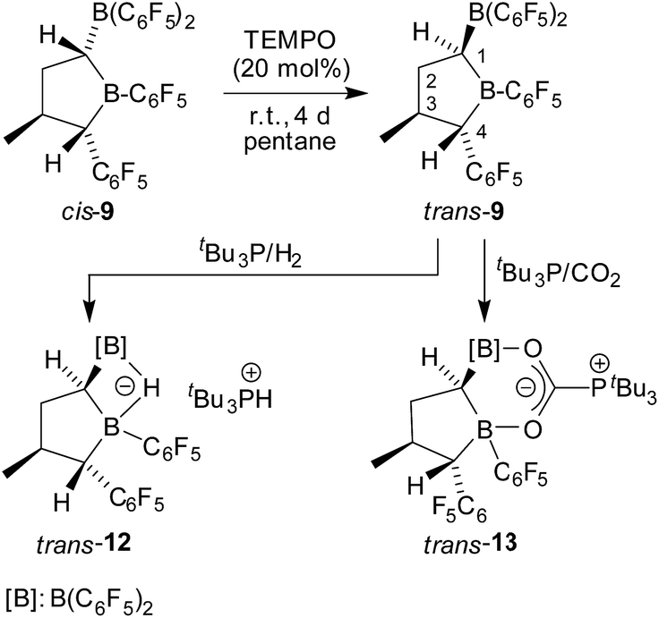 Geminal bis-borane formation by borane Lewis acid induced cyclopropyl ...