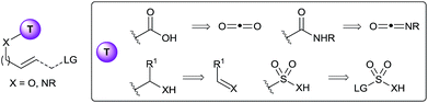 In situ tether formation from amines and alcohols enabling highly ...