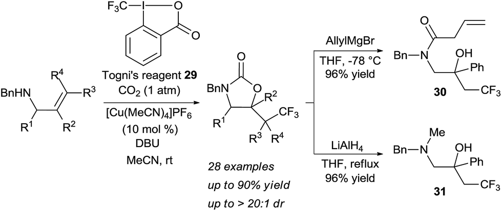 In situ tether formation from amines and alcohols enabling highly ...