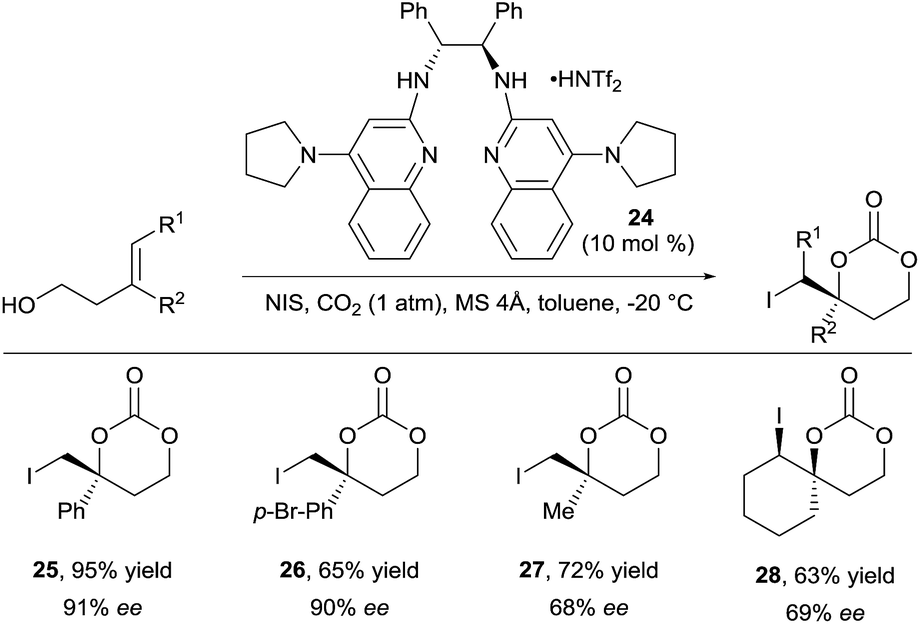 In situ tether formation from amines and alcohols enabling highly ...