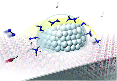 Electrocatalytic synthesis of ammonia by surface proton hopping ...