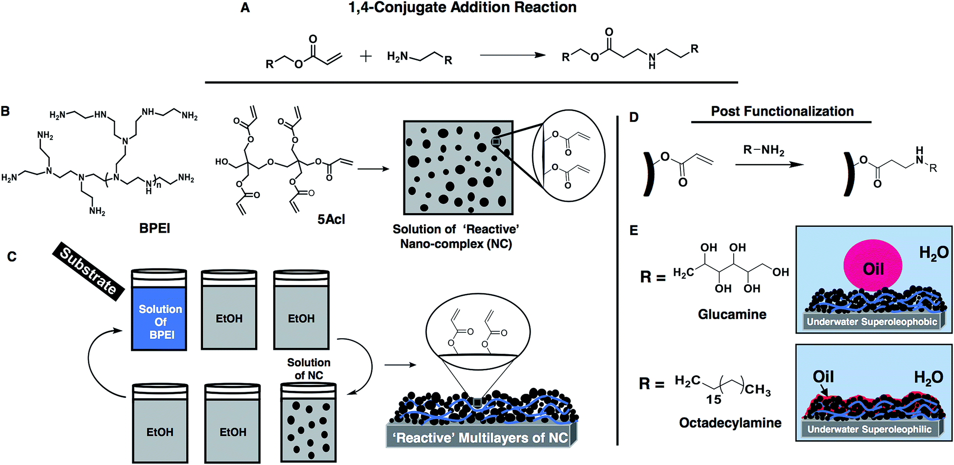 Synthesis of ‘reactive’ and covalent polymeric multilayer coatings with ...