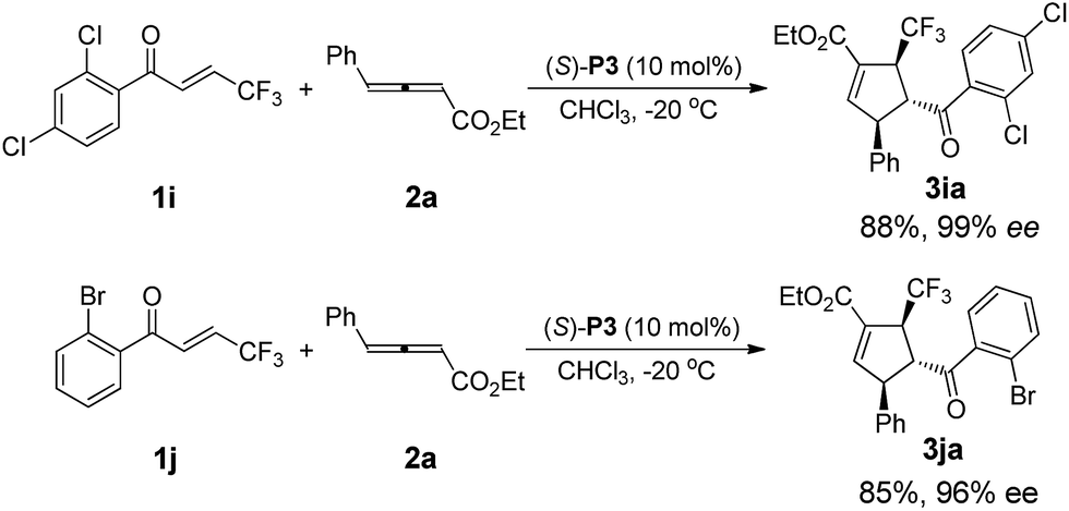 Phosphine-catalyzed enantioselective [3 + 2] cycloadditions of γ ...