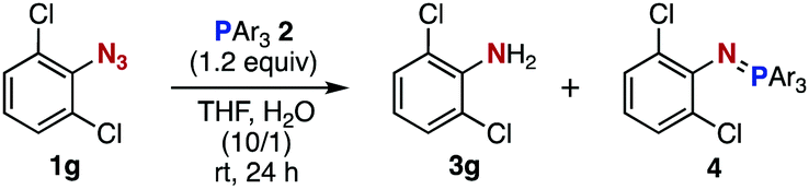 Staudinger reaction using 2,6-dichlorophenyl azide derivatives for ...