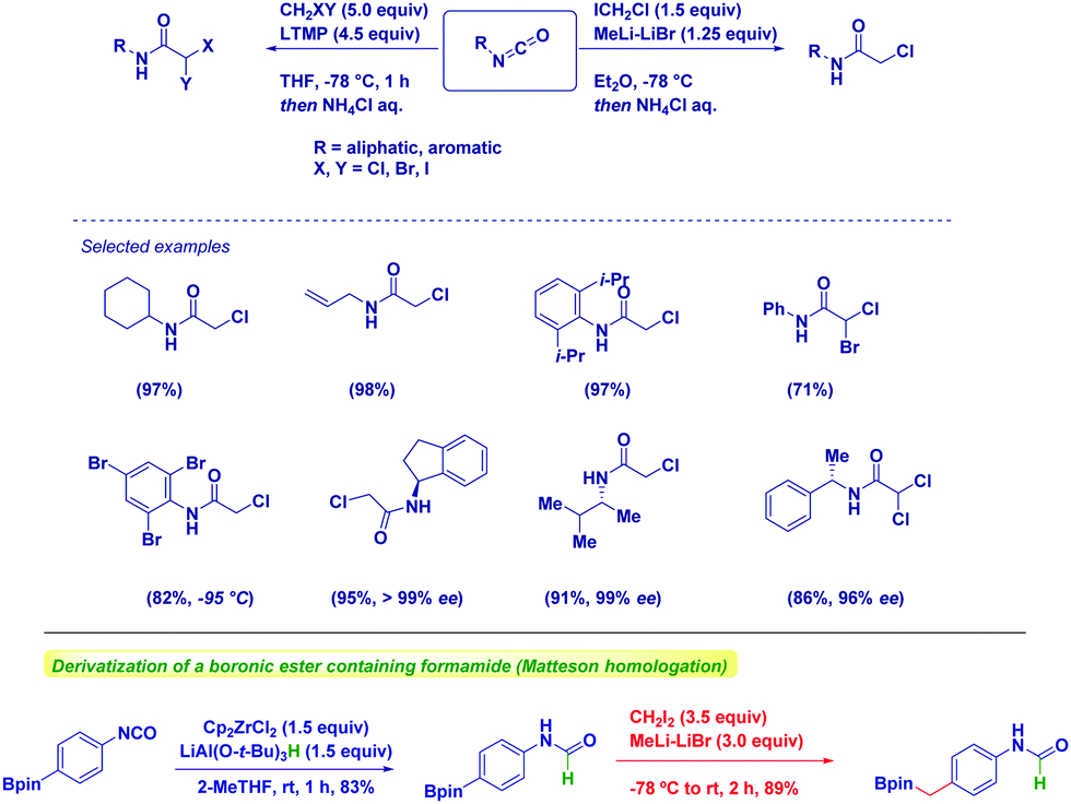 Homologation chemistry with nucleophilic α-substituted organometallic ...