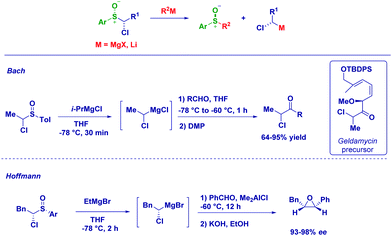 Homologation chemistry with nucleophilic α-substituted organometallic ...