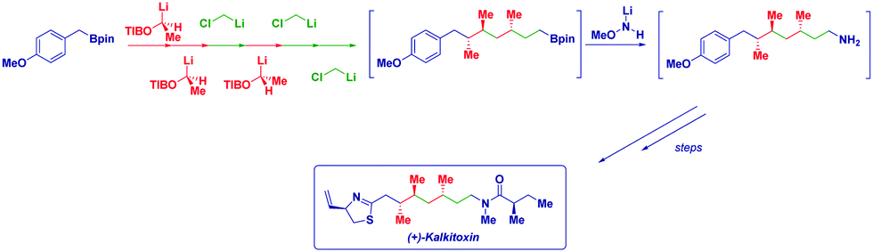 Homologation chemistry with nucleophilic α-substituted organometallic ...