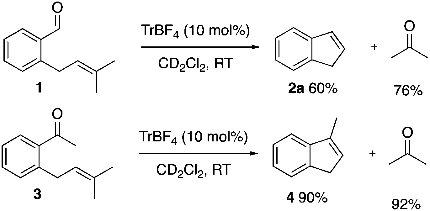 Carbocation catalysed ring closing aldehyde–olefin metathesis ...