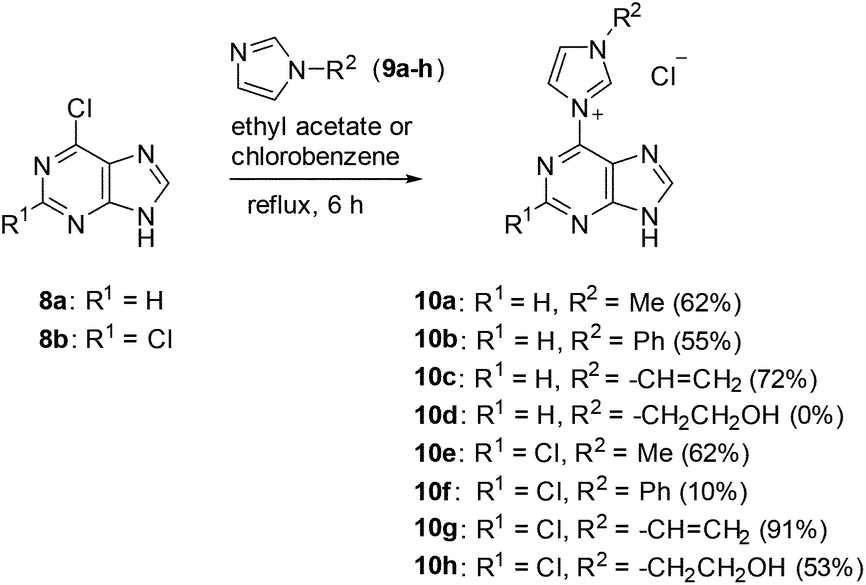 Purine-substituted imidazolium mesomeric betaines and their tautomeric ...