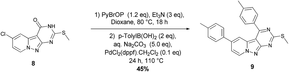 Three successive and regiocontroled palladium cross-coupling reactions ...