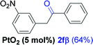 PtO 2 /PTSA system catalyzed regioselective hydration of internal ...