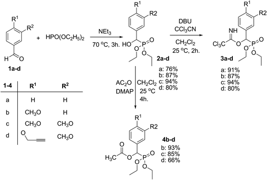Efficient synthesis of ether phosphonates using trichloroacetimidate ...