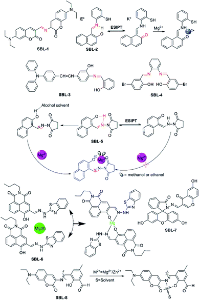 Fluorescent probes for the detection of magnesium ions (Mg 2+ ): from ...