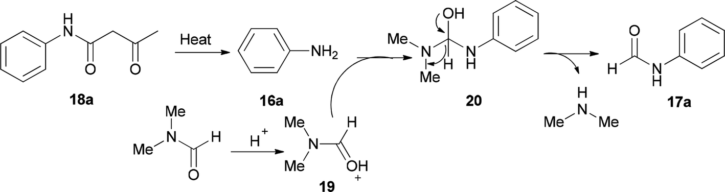 Beyond a solvent: triple roles of dimethylformamide in organic ...