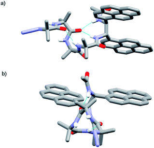 Bis-pyrene probes of foldamer conformation in solution and in ...