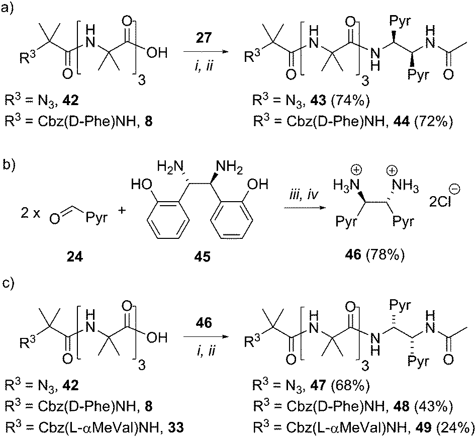 Bis-pyrene probes of foldamer conformation in solution and in ...