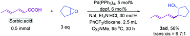 Pd-Catalyzed decarboxylative cross-coupling reactions of epoxides with ...