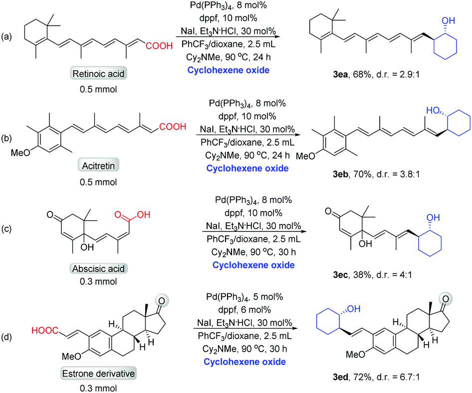 Pd-Catalyzed decarboxylative cross-coupling reactions of epoxides with ...