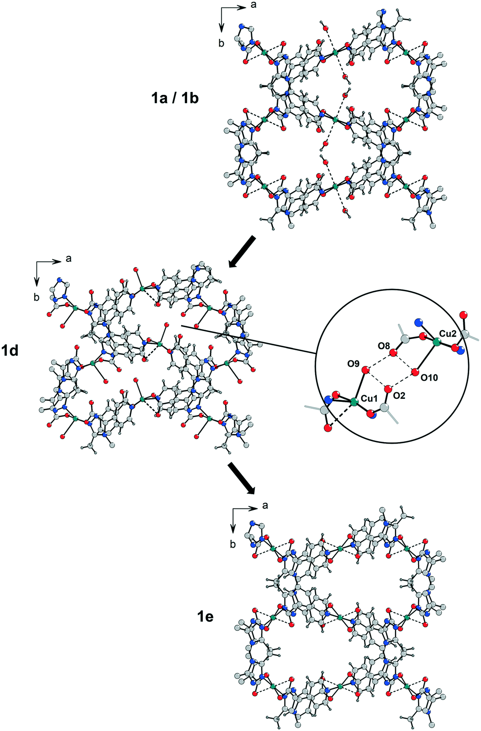 Desolvation process in the flexible metal–organic framework [Cu(Me-4py ...