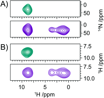 Quantitative analysis of 14 N quadrupolar coupling using 1 H detected ...
