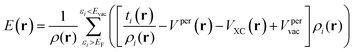 The local electron attachment energy and the electrostatic potential as ...