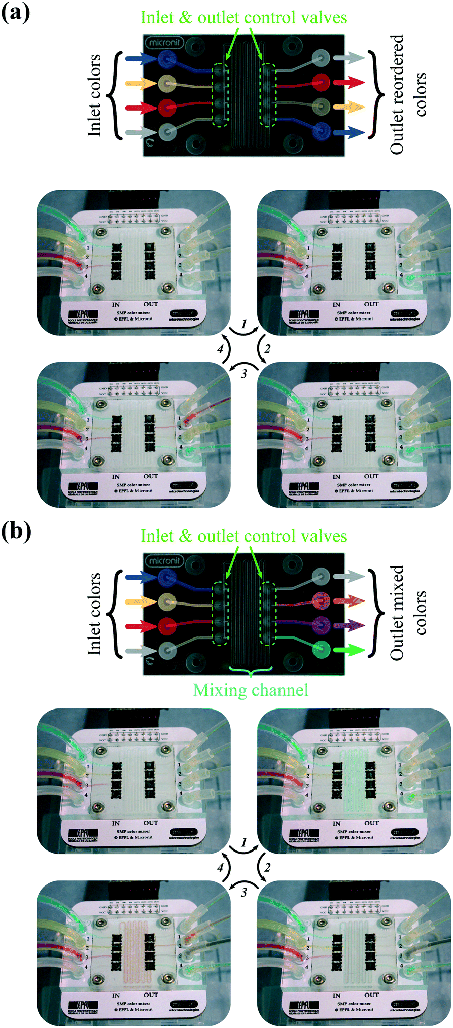 Latchable microfluidic valve arrays based on shape memory polymer ...