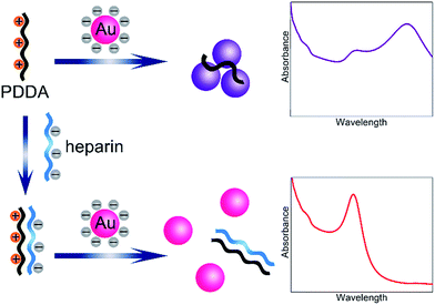 Colorimetric sensing strategy for heparin assay based on PDDA-induced ...