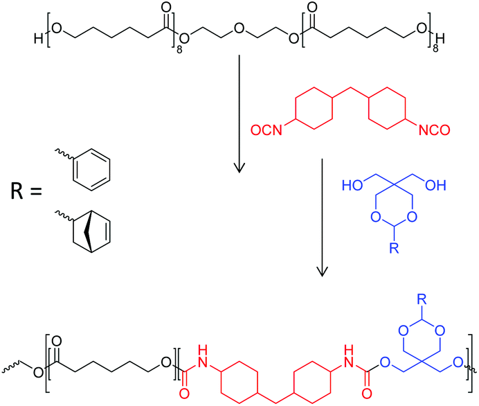 Application of functional diols derived from pentaerythritol as chain ...