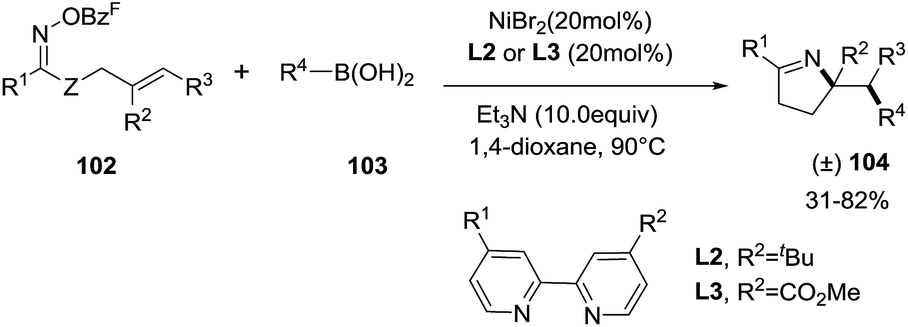 Metal-mediated synthesis of pyrrolines - RSC Advances (RSC Publishing ...