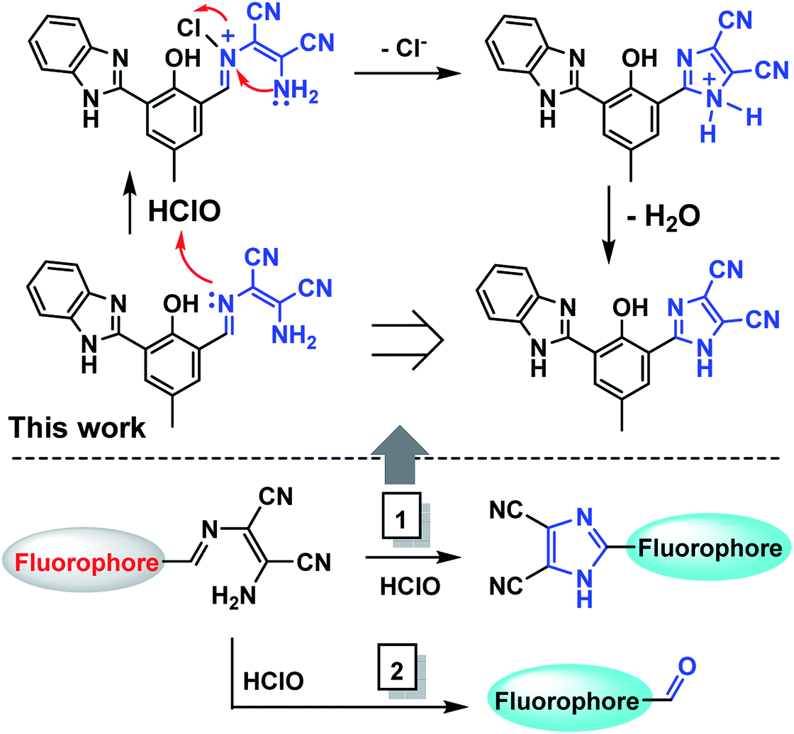 A novel ratiometric fluorescent probe for the selective determination of HClO based on the ESIPT ...