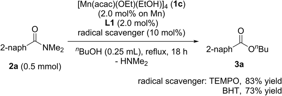 Dinuclear manganese alkoxide complexes as catalysts for C–N bond ...
