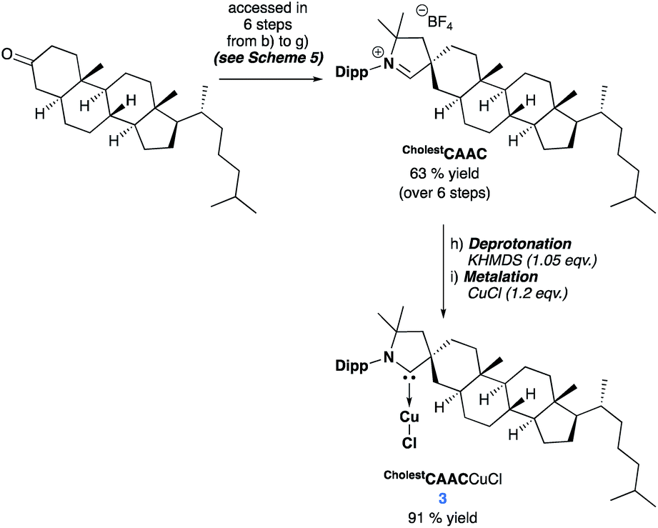 The debut of chiral cyclic (alkyl)(amino)carbenes (CAACs) in ...