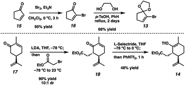 Enantioselective construction of the tricyclic core of curcusones A–D ...