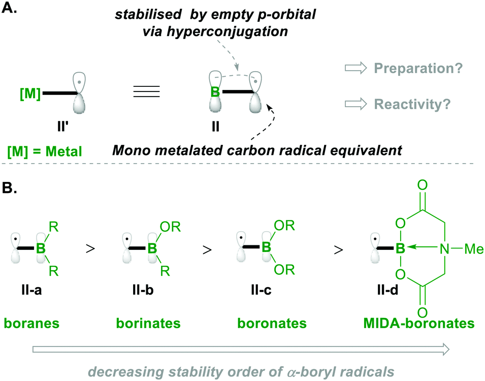 α-Borylalkyl radicals: their distinctive reactivity in modern organic ...