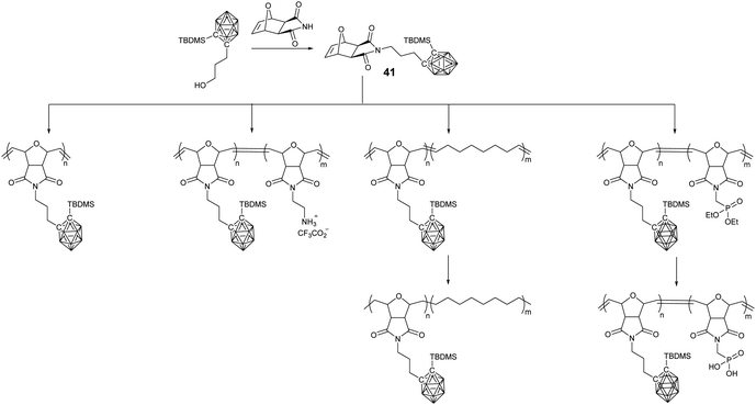 Introducing borane clusters into polymeric frameworks: architecture ...