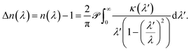 Designing refractive index fluids using the Kramers–Kronig relations ...