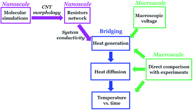 Simulation of self-heating process on the nanoscale: a multiscale ...