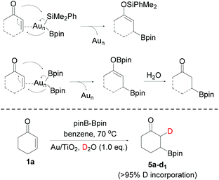 β-Borylation of conjugated carbonyl compounds with silylborane or bis ...