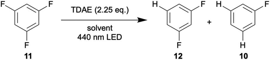 Aryl dechlorination and defluorination with an organic super ...