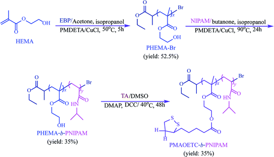 Polymers prepared through an “ATRP polymerization–esterification ...