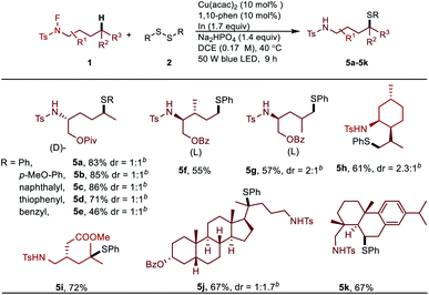 A general method for site-selective Csp 3 –S bond formation via ...
