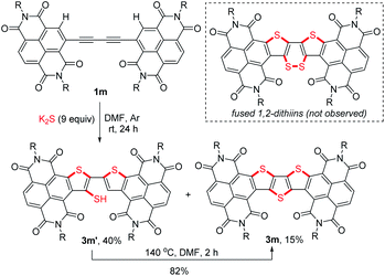 Trisulfur radical anion-triggered stitching thienannulation: rapid ...