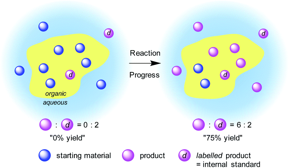 Direct and quantitative monitoring of catalytic organic reactions under ...