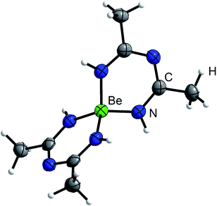 Speciation of Be 2+ in acidic liquid ammonia and formation of tetra ...
