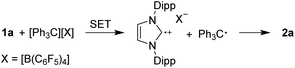 SET processes in Lewis acid–base reactions: the tritylation of N ...
