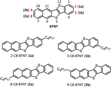 Regioisomeric control of layered crystallinity in solution-processable ...