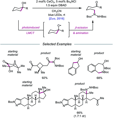 Catalytic generation of alkoxy radicals from unfunctionalized alcohols ...