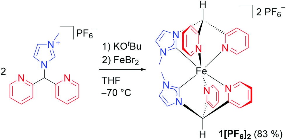 Higher MLCT lifetime of carbene iron( ii ) complexes by chelate ring ...