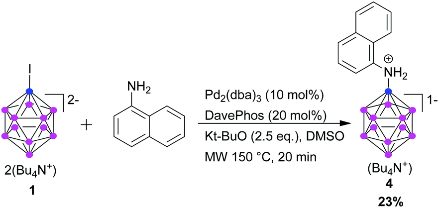 B–N bond formation through palladium-catalyzed, microwave-assisted ...